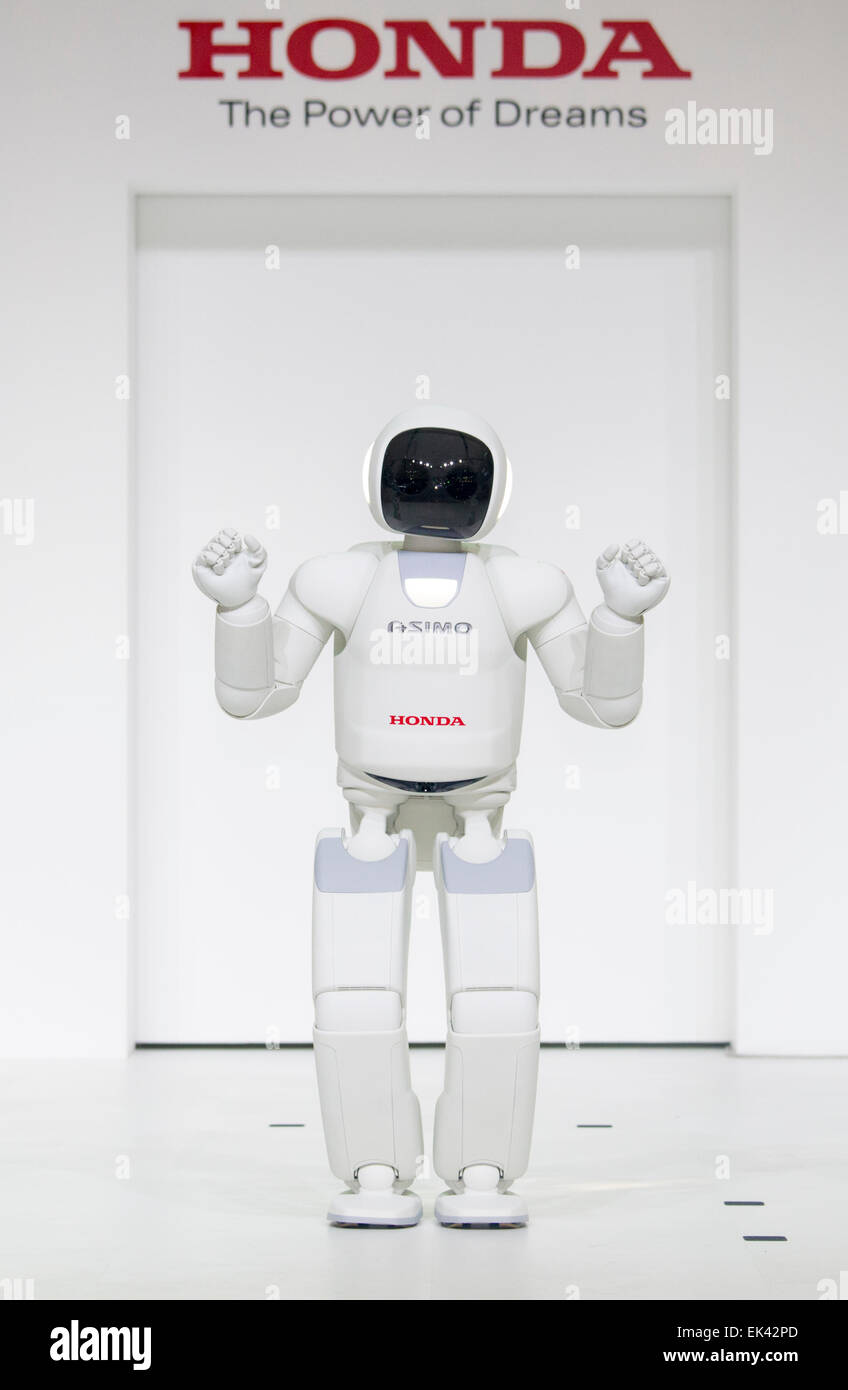 Asimo, Apr 2, 2015 : Asimo, human-shaped robot developed by Japanese ...