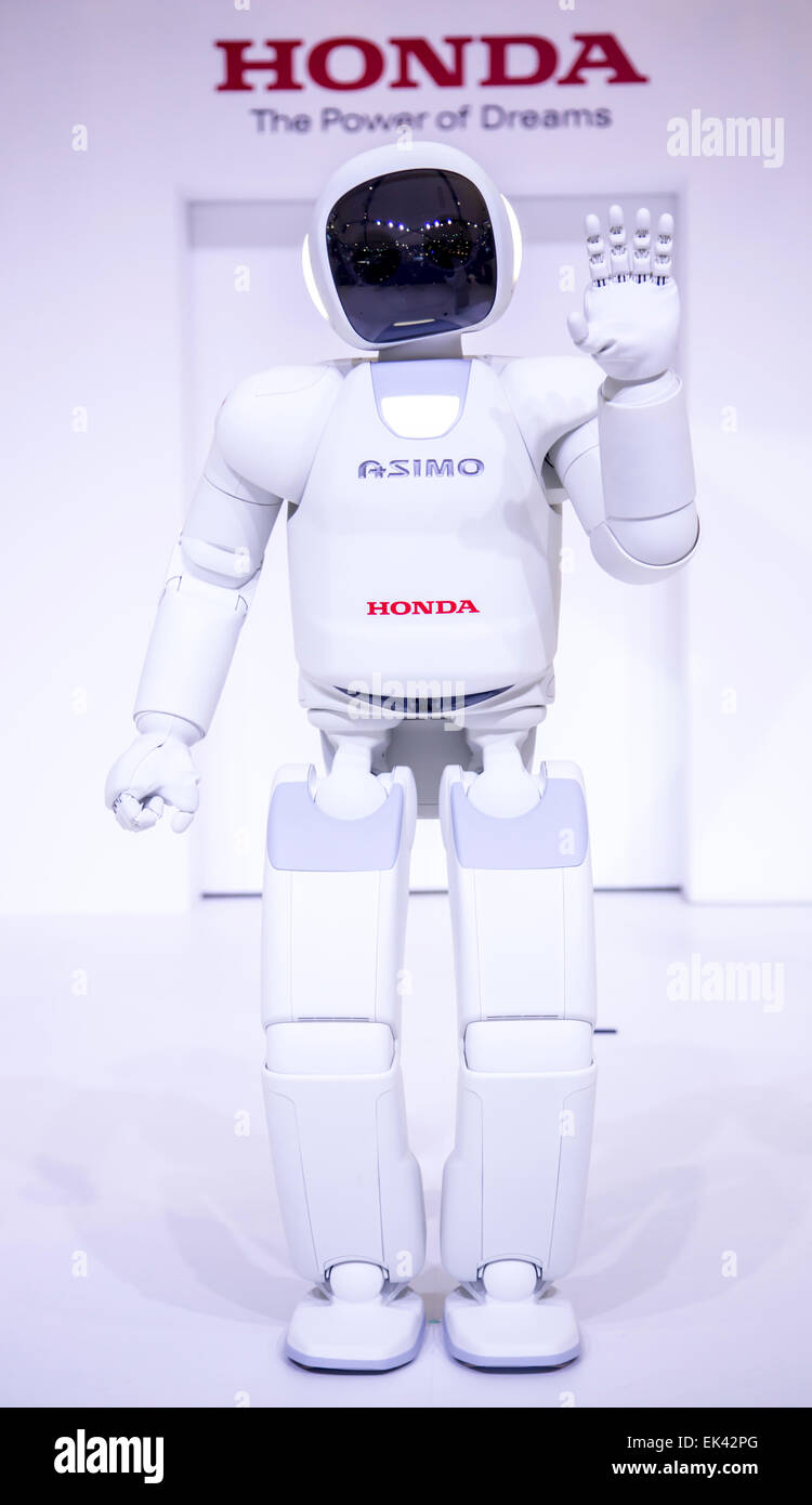Asimo, Apr 2, 2015 : Asimo, human-shaped robot developed by Japanese ...