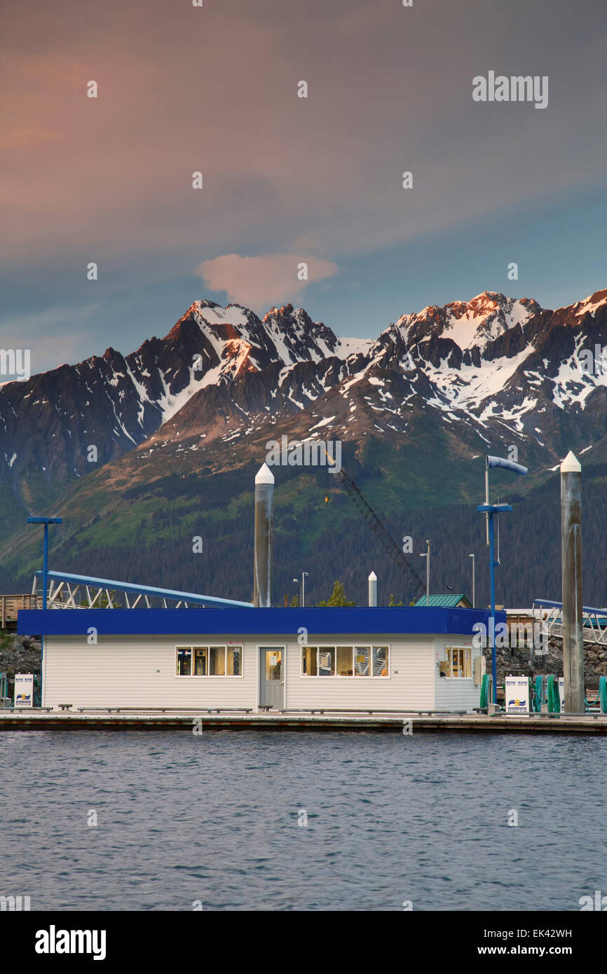 Fuel dock, Seward, Alaska Stock Photo - Alamy