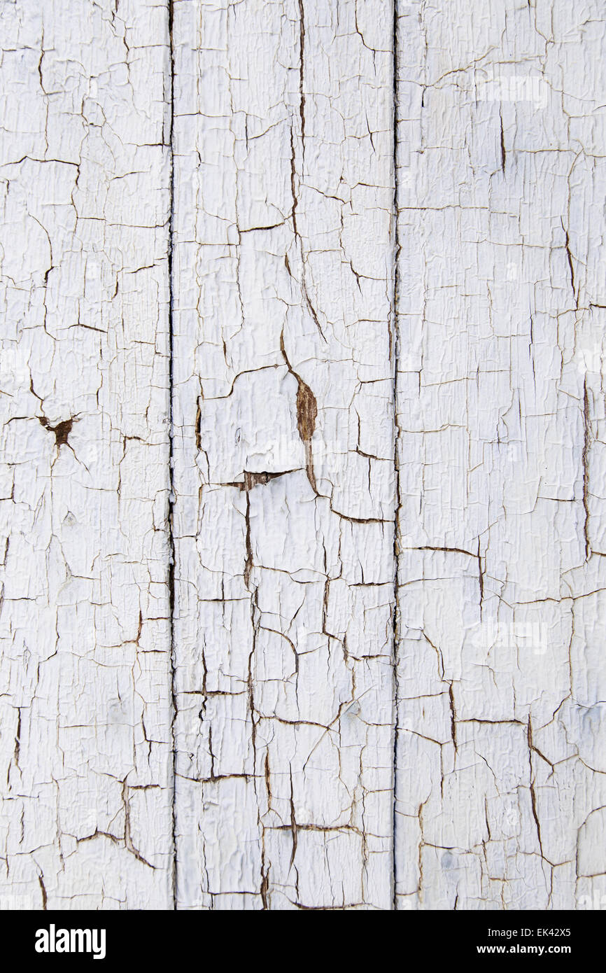 Chipped and old wood, detail of an abandoned wall textured background ...