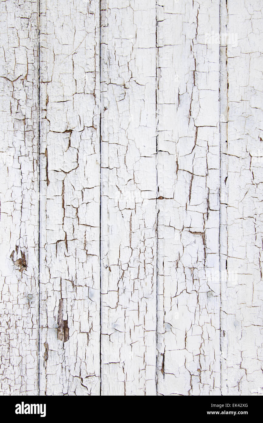 Chipped and old wood, detail of an abandoned wall textured background ...