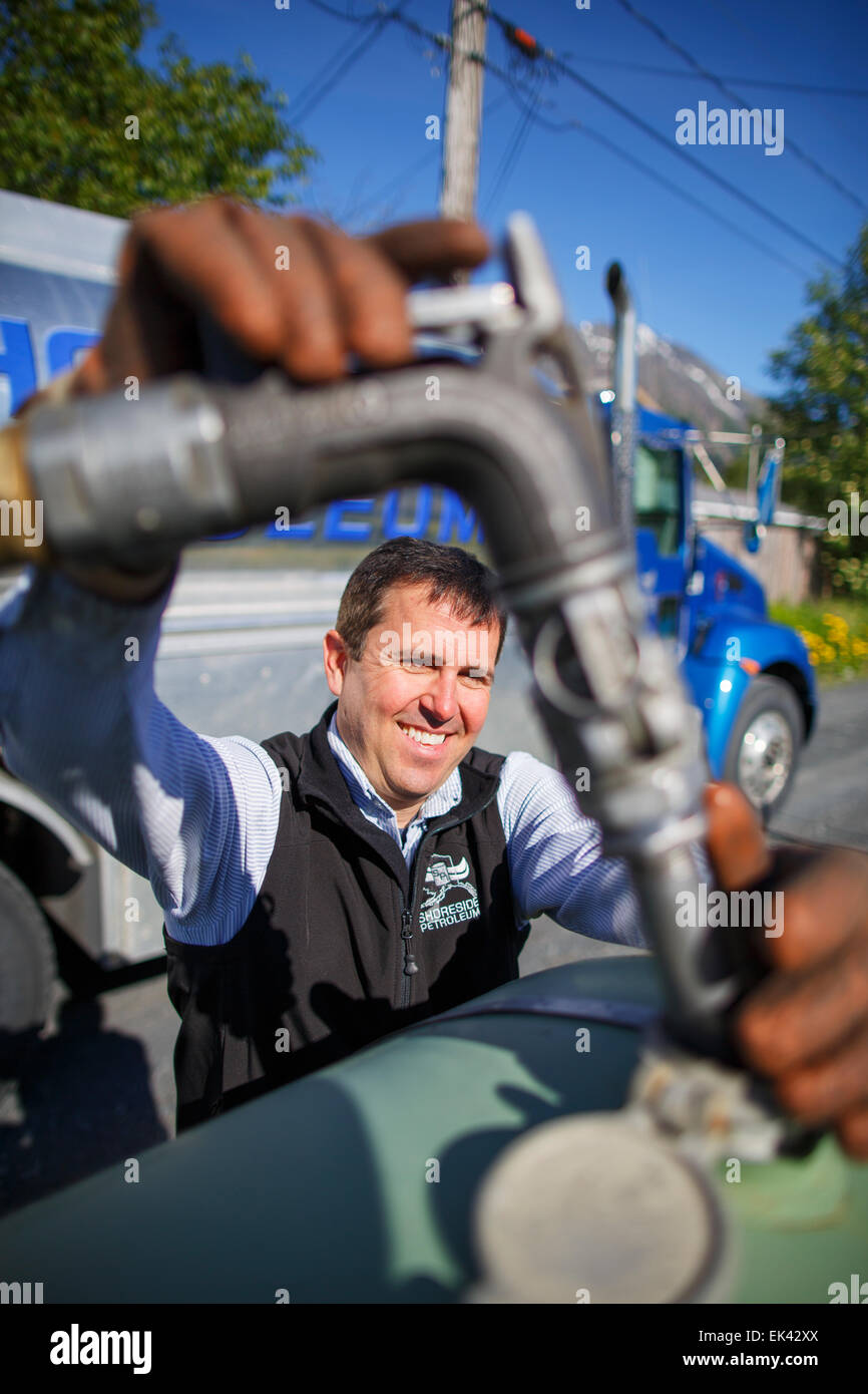 Alaska fuel truck hi-res stock photography and images - Alamy