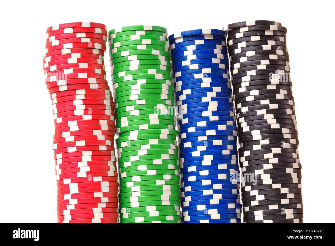 Gaming chips. Isolated on white background Stock Photo - Alamy