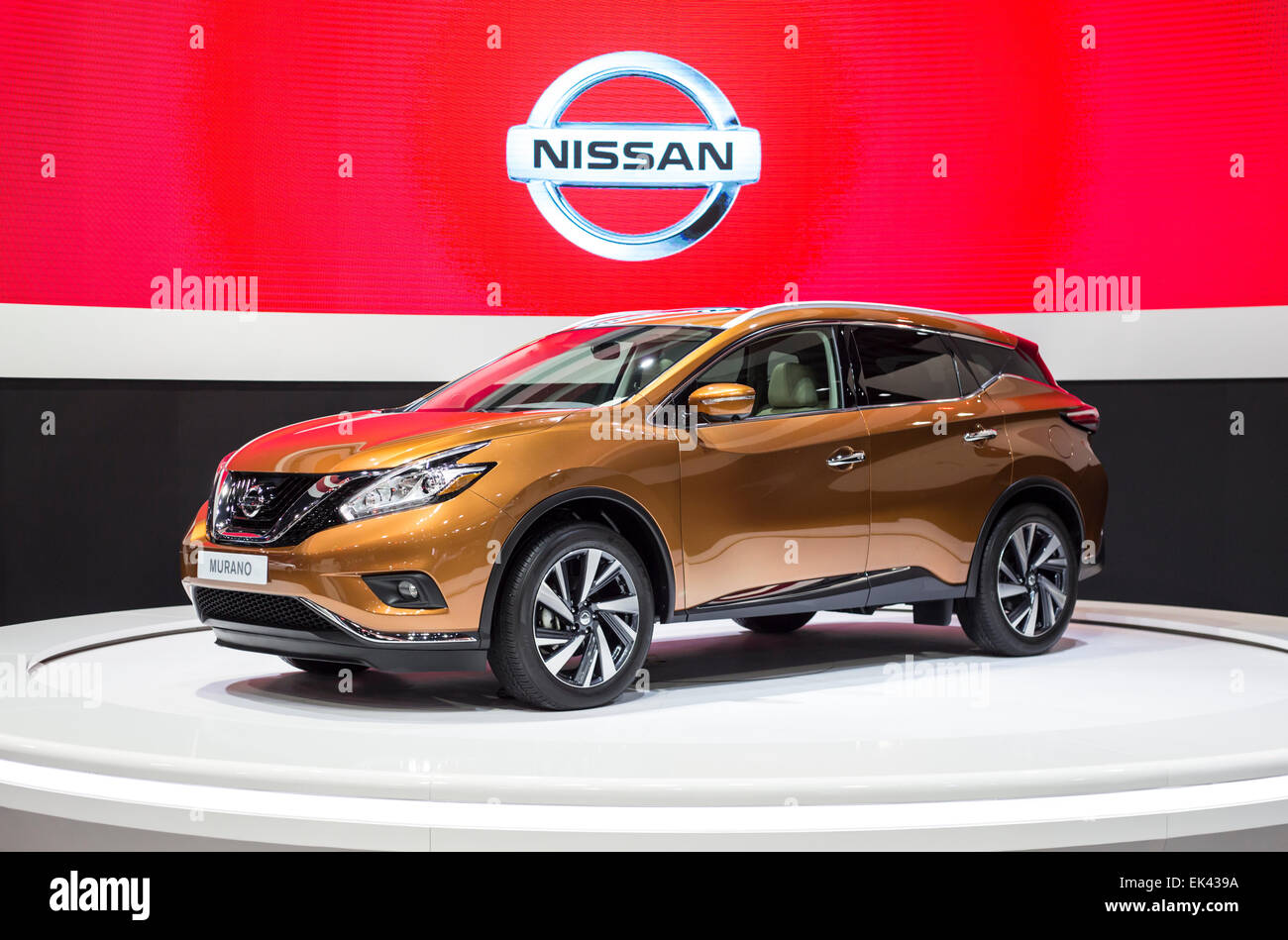 Nissan, Apr 2, 2015 : Japanese automaker Nissan's Musano is displayed ...