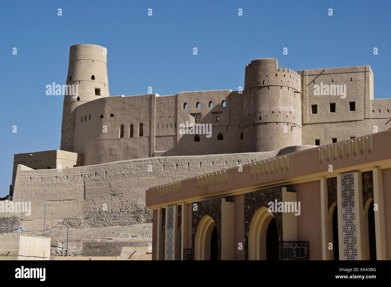Bahla (Bahala) Fort, Sultanate of Oman Stock Photo - Alamy