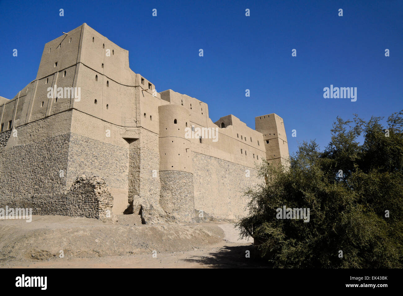 Bahla (Bahala) Fort, Sultanate of Oman Stock Photo - Alamy