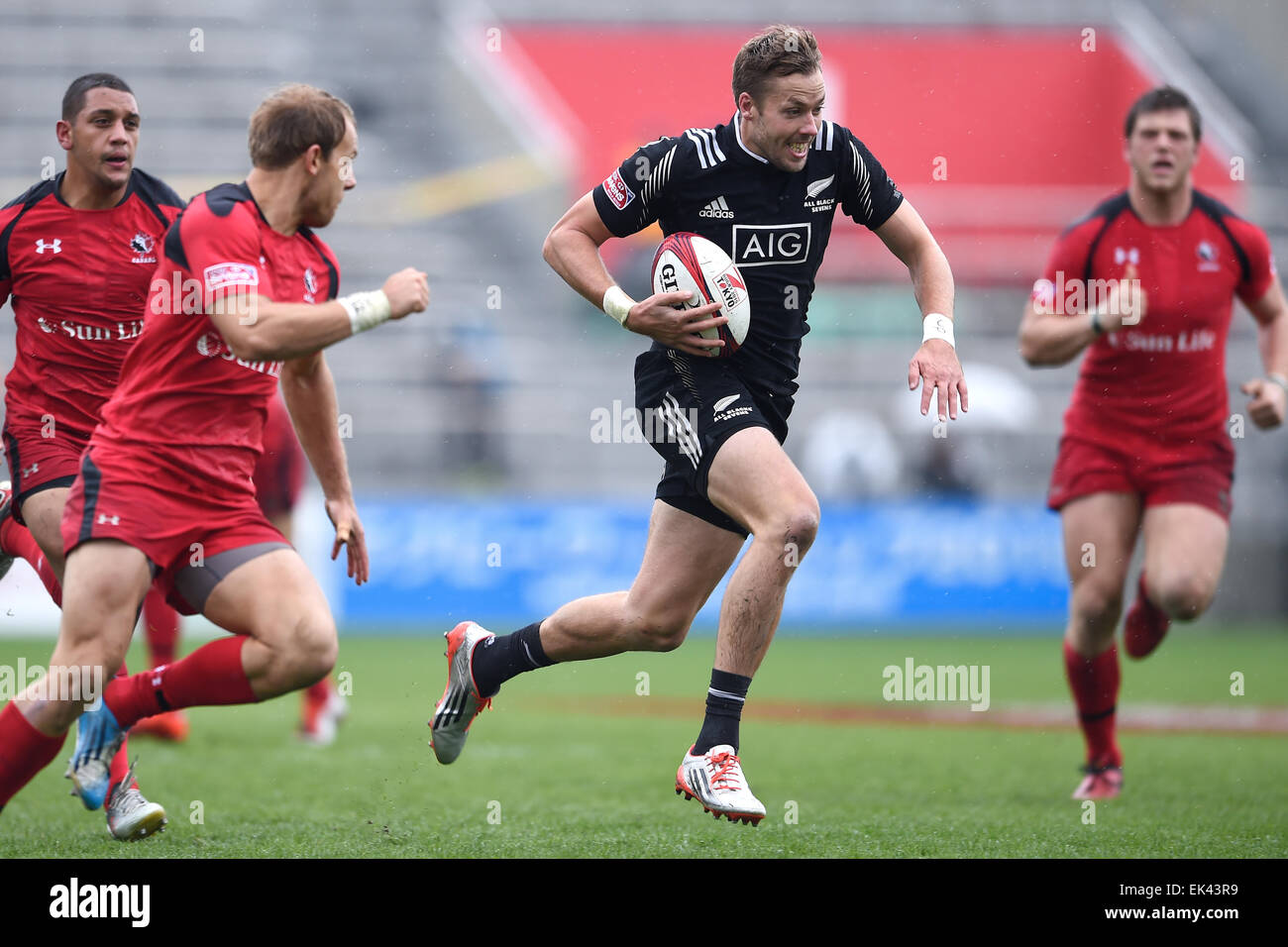 Tokyo, Japan. 5th Apr, 2015. Tim Mikkelson (NZL) Rugby : 2014-15 IRB ...