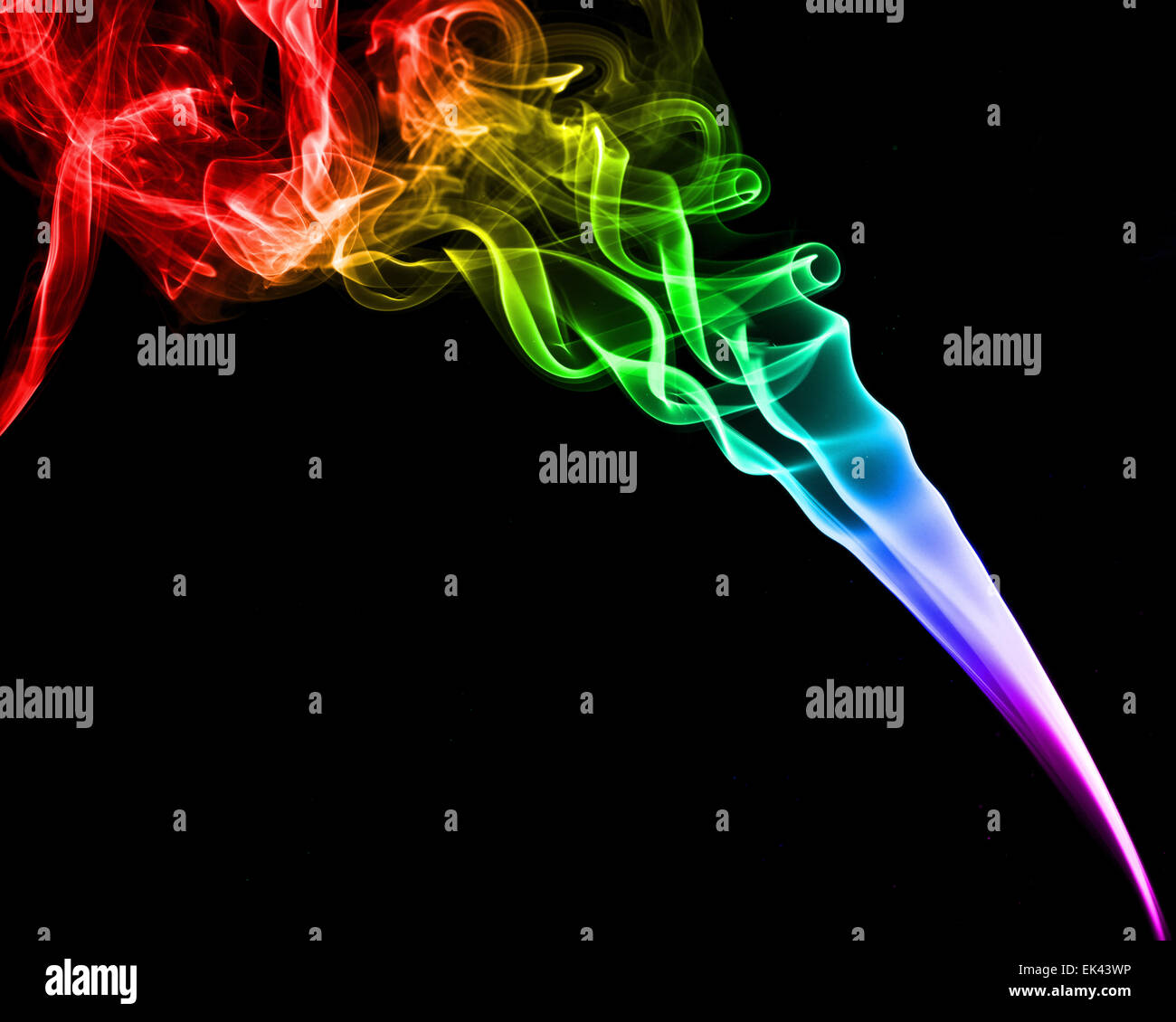 Magical form blue green smoke hi-res stock photography and images - Alamy