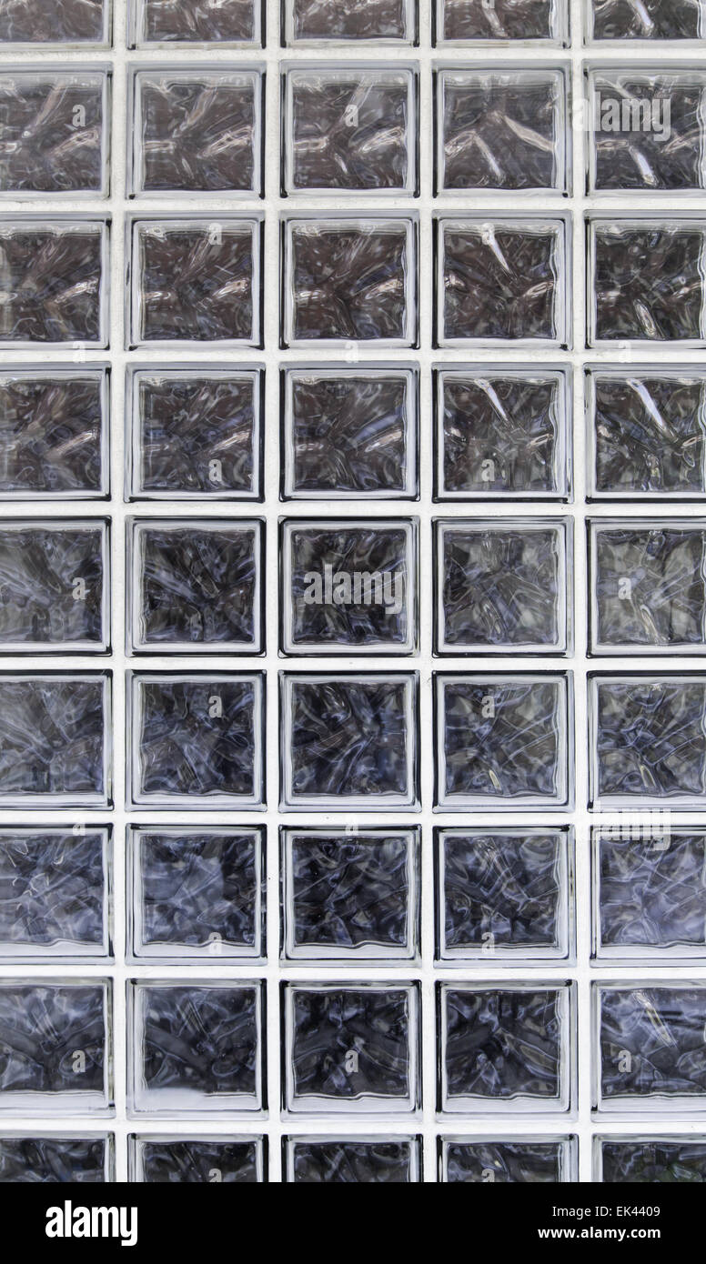 Transparent glass wall, detail of wall with light Stock Photo - Alamy