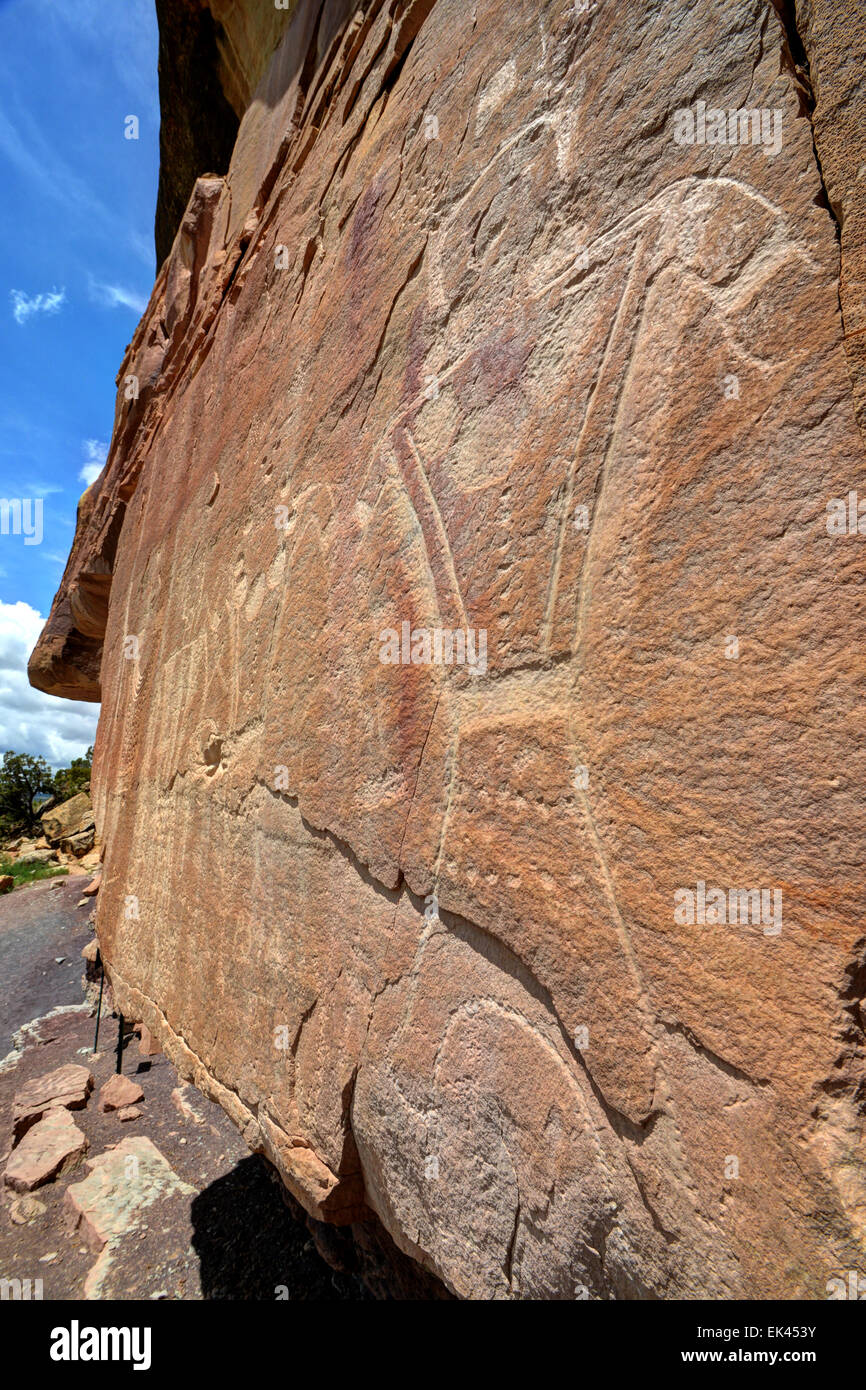 Mcconkie Ranch Petroglyph - Vernal - Utah Stock Photo - Alamy