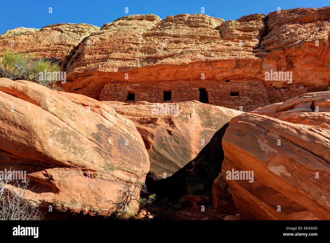 Anasazi Citadel Ruin - Cedar Mesa - Utah Stock Photo - Alamy