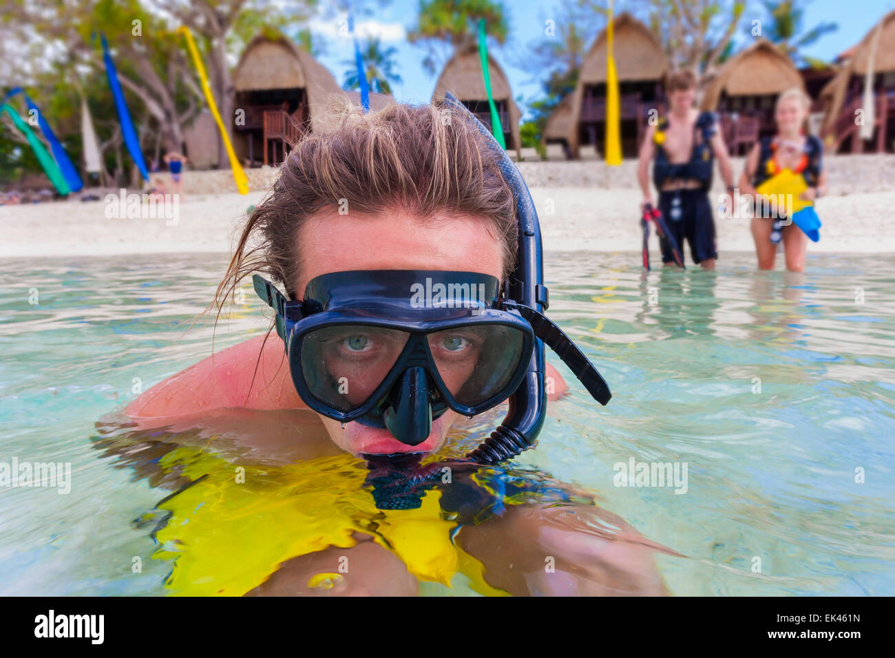 Snorkeling in Bali Stock Photo - Alamy