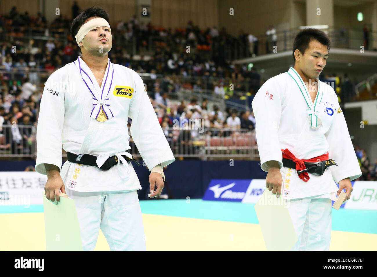 (L-R) Soichi Hashimoto, Takeshi Doi, APRIL 5, 2015 - Judo : All Japan ...