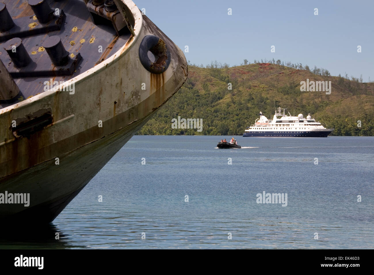 The Aussie expedition cruiser Orion pays a call on its new Melanesia ...