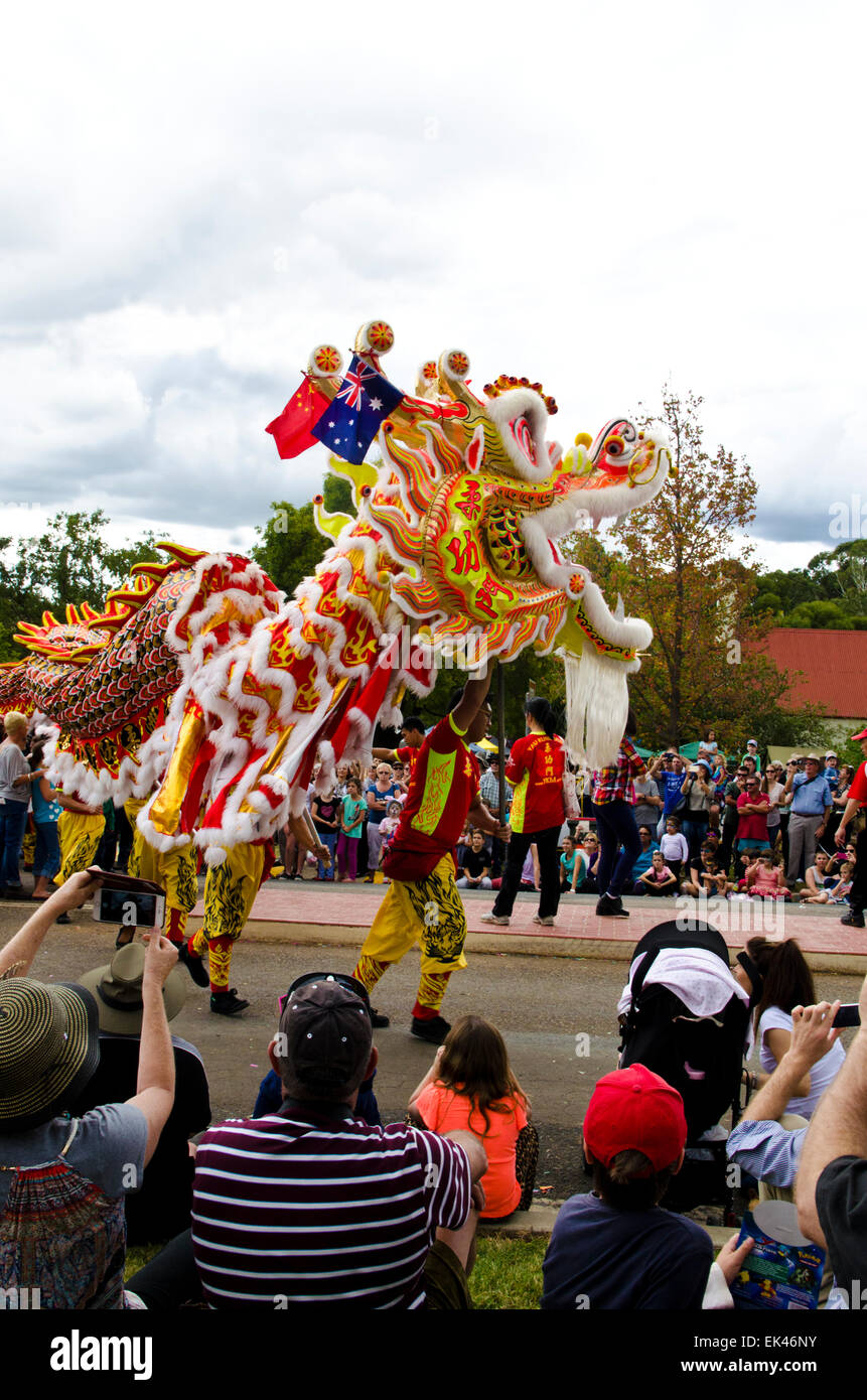 Nundle Australia Go for Gold Chinese Festival Stock Photo - Alamy