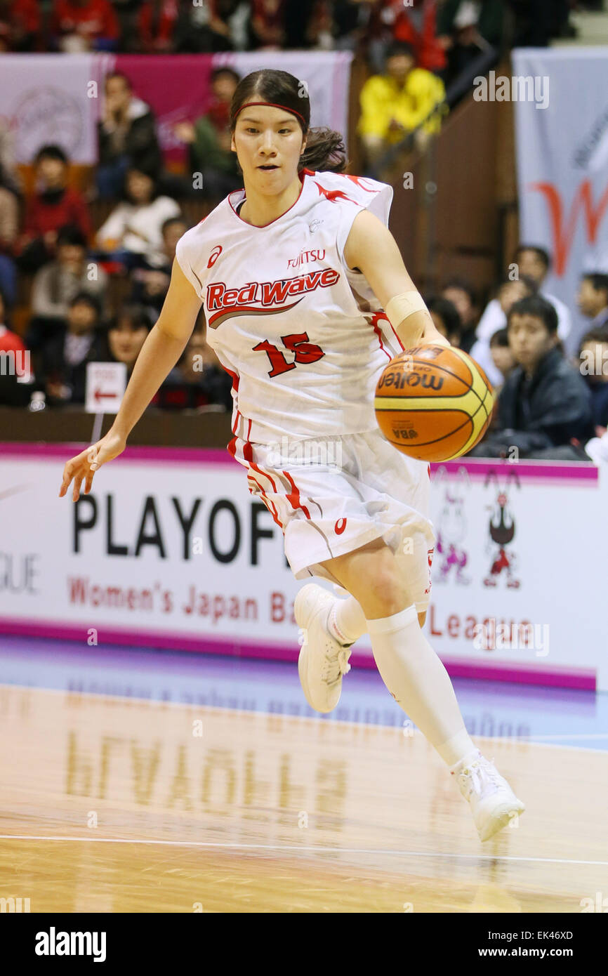 Chinatsu Yamamoto (RedWave), ARPIL 5, 2015 - Basketball : WJBL 2014-2015 W League Play-off Final ...