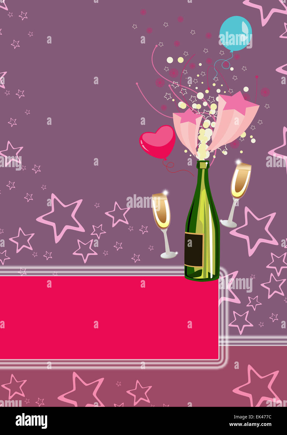 Happy new year poster background with space Stock Photo - Alamy