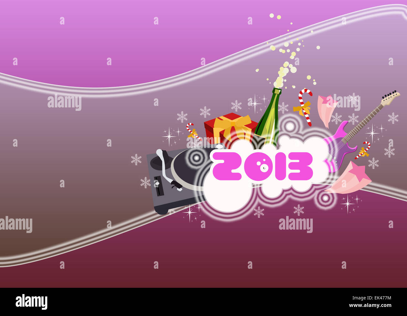 Happy new year poster background with space Stock Photo - Alamy