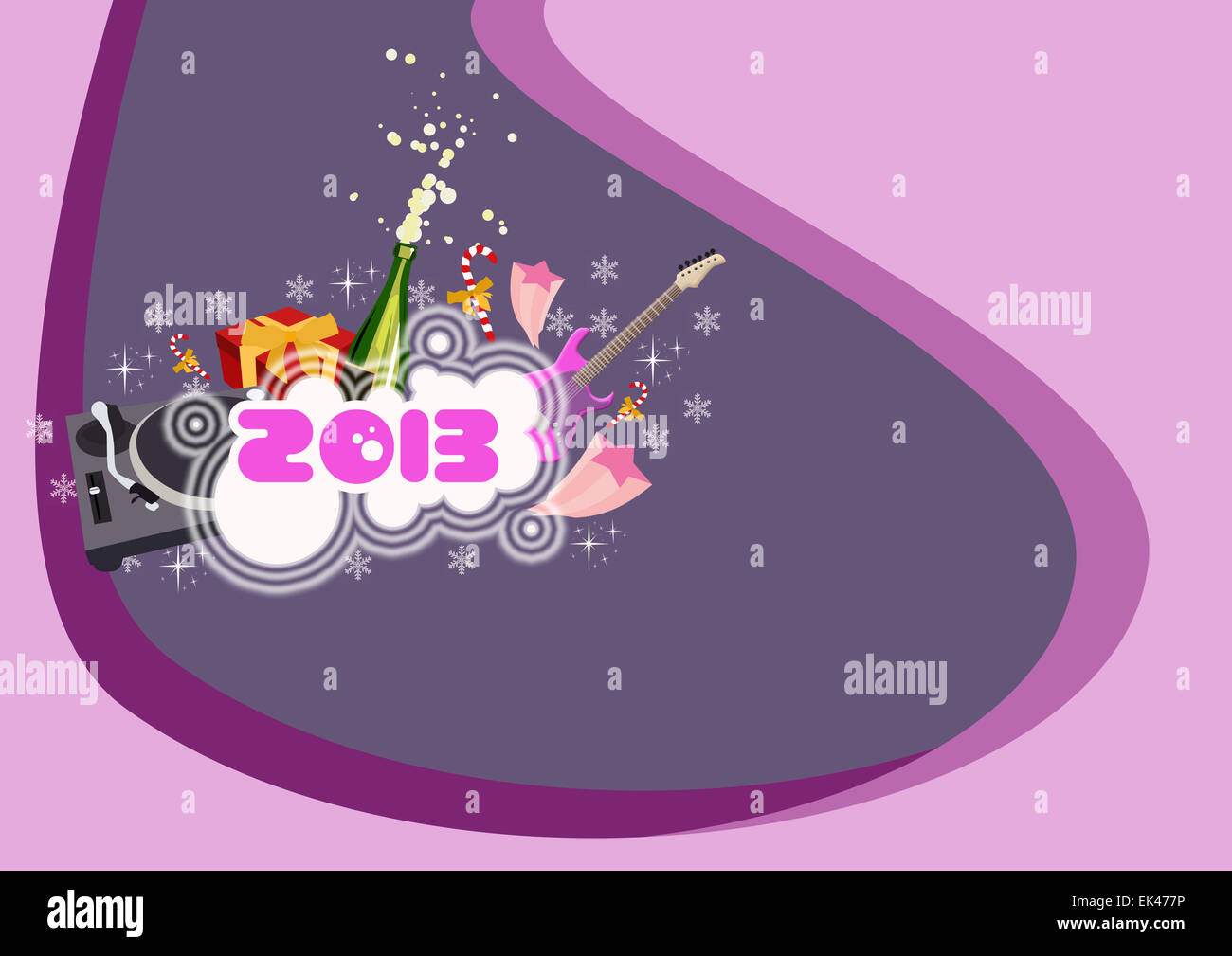 Happy new year poster background with space Stock Photo - Alamy
