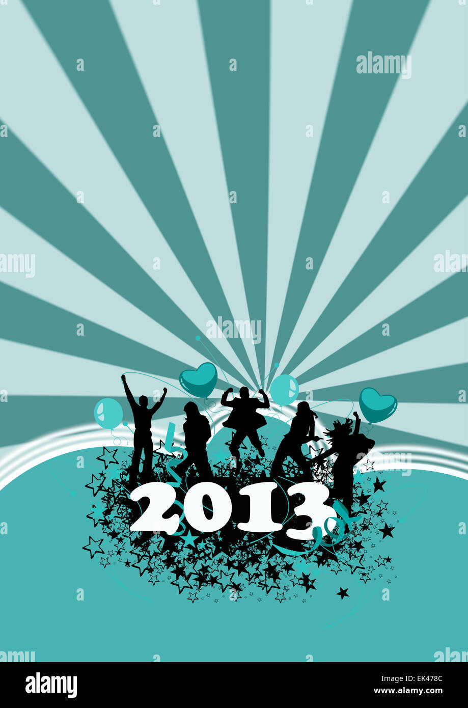Happy new year poster background with space Stock Photo - Alamy
