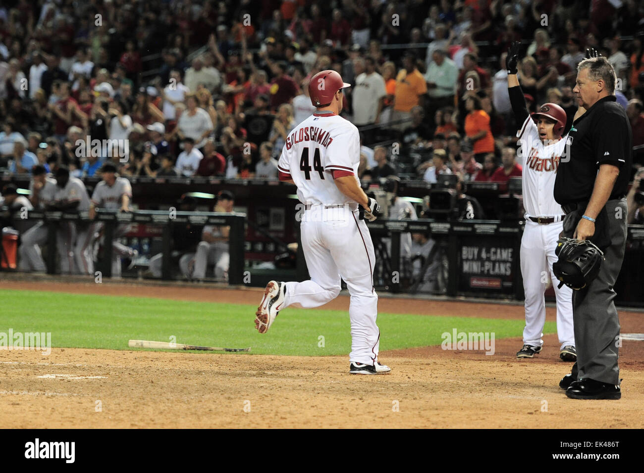 Phoenix, Arizona, USA. 6th April, 2015. Arizona Diamondbacks first ...