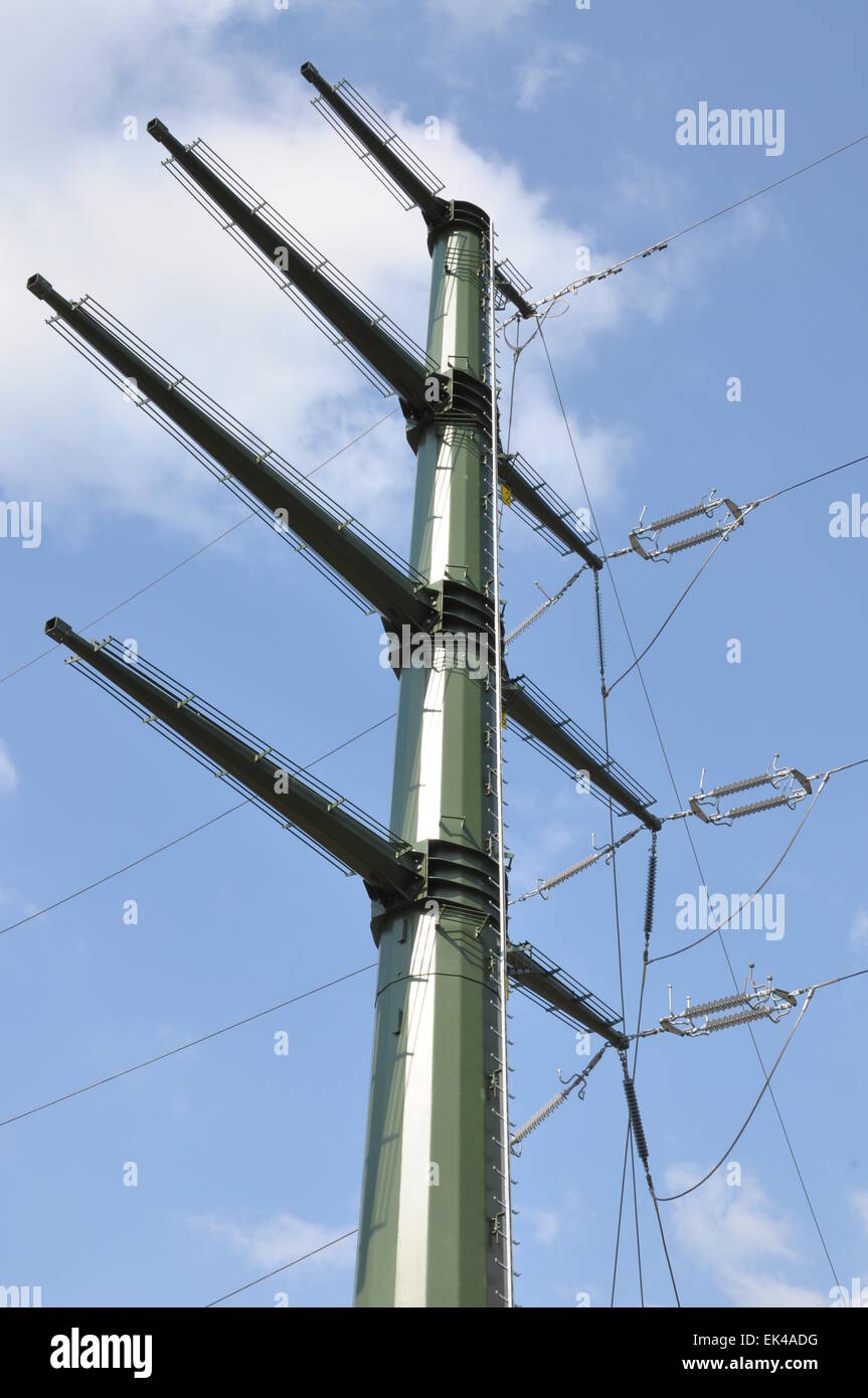 Transmission power line Stock Photo - Alamy