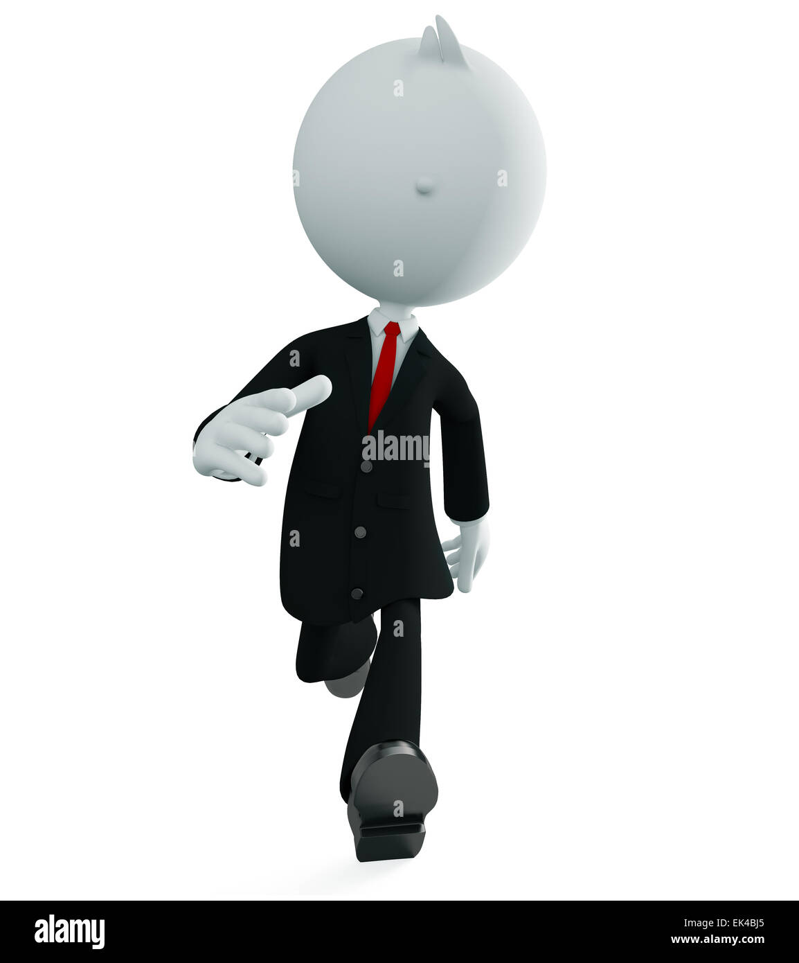 3d businessman run success hi-res stock photography and images - Alamy