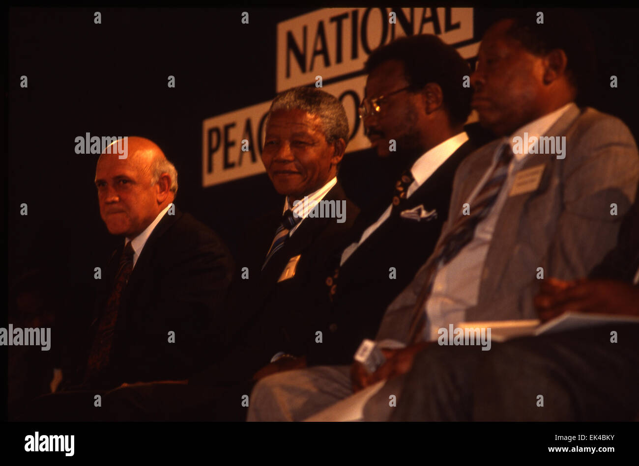 Nelson mandela and f.w. de klerk hi-res stock photography and images ...