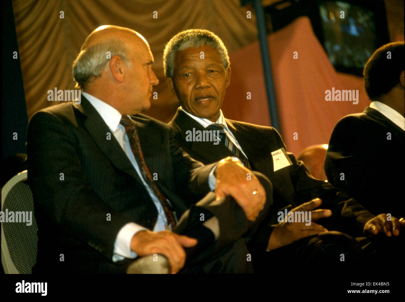 Fw de klerk and nelson mandela hi-res stock photography and images - Alamy