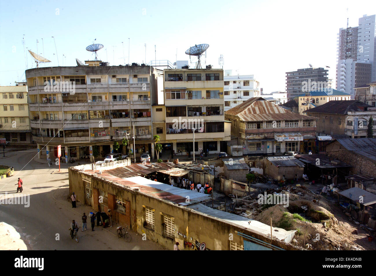 Old Buildings in the town of Dares-Salaam in Tanzania Stock Photo - Alamy