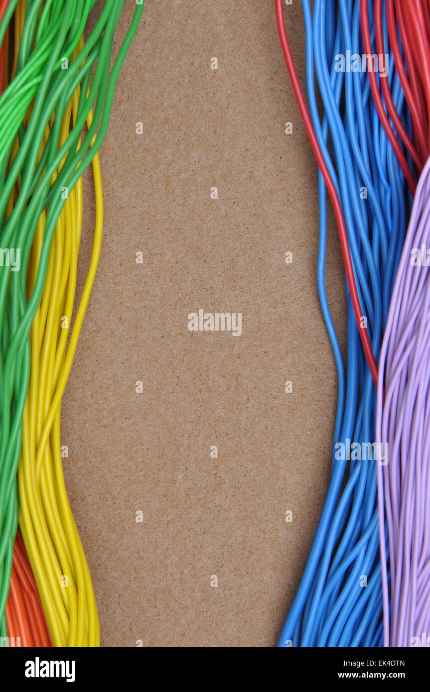 Color cables hi-res stock photography and images - Alamy
