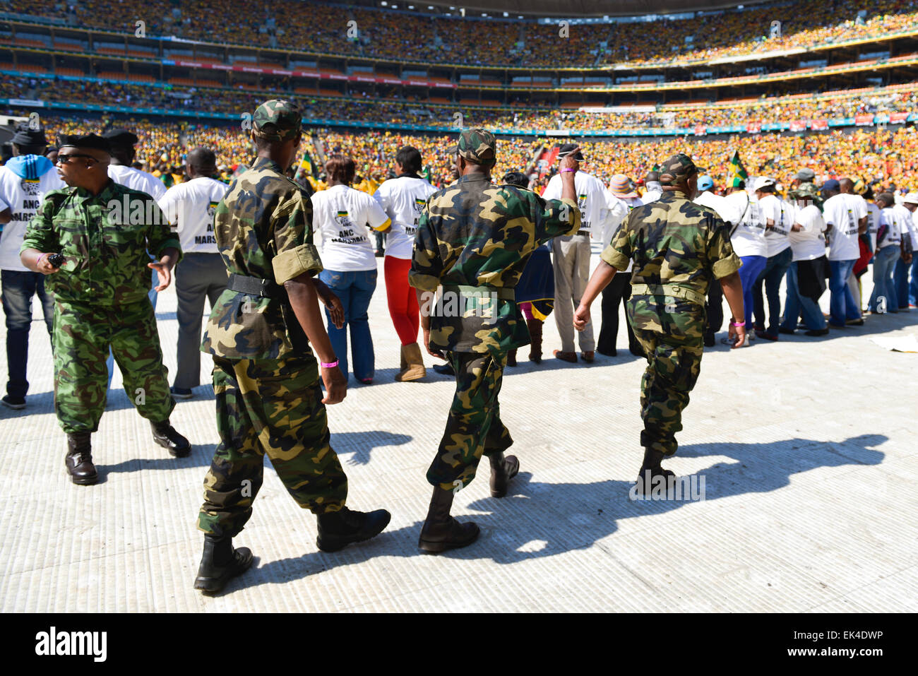 anc military mk members ANC siyanqoba 2014 - The final rally that took ...