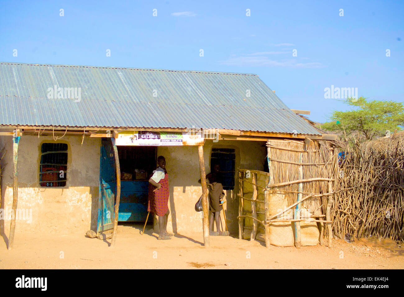 A Kenyan Hut Stock Photo - Alamy
