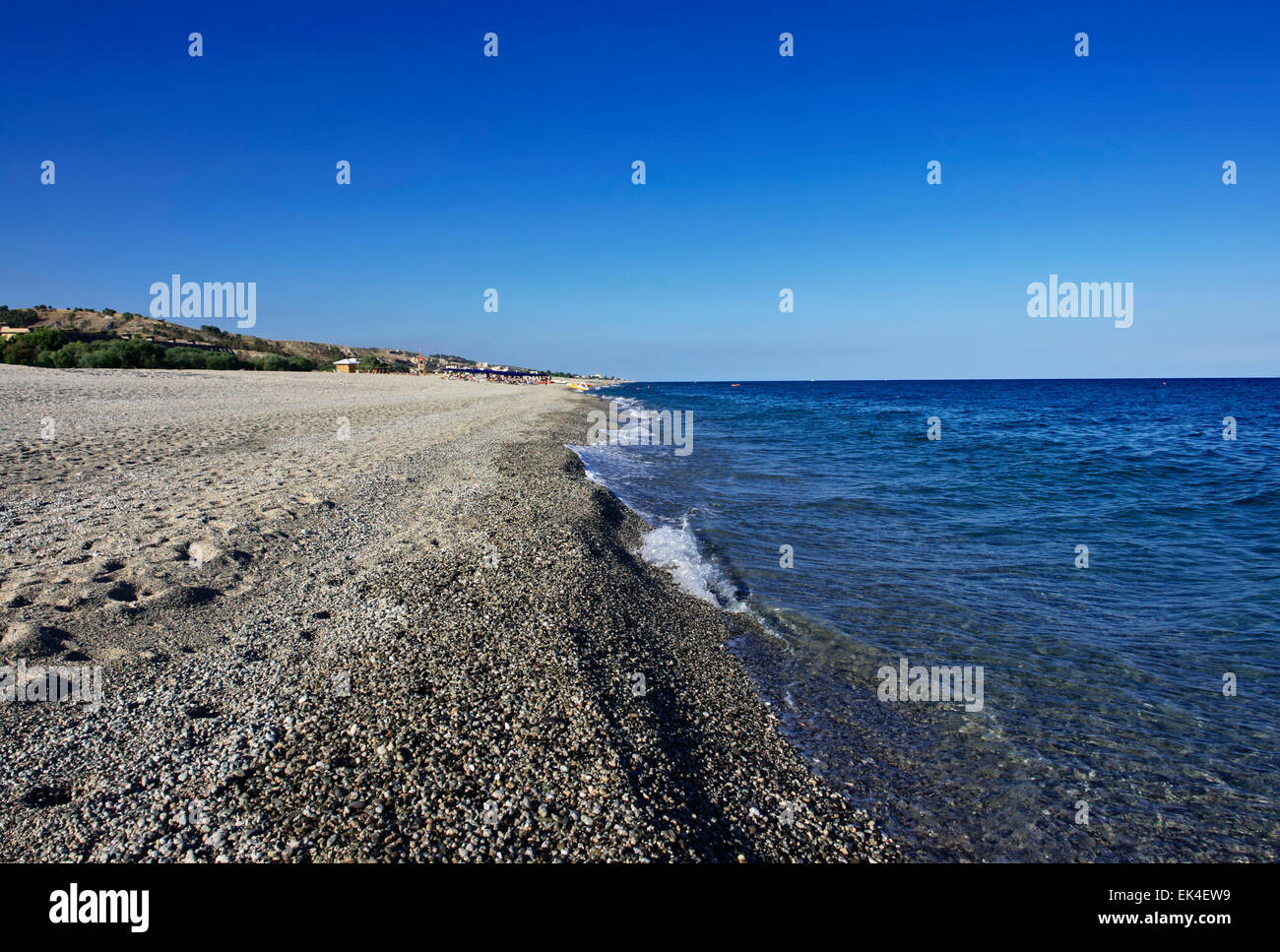 ITALY, Calabria, ionian sea coast, a beach near Reggio Calabria Stock ...
