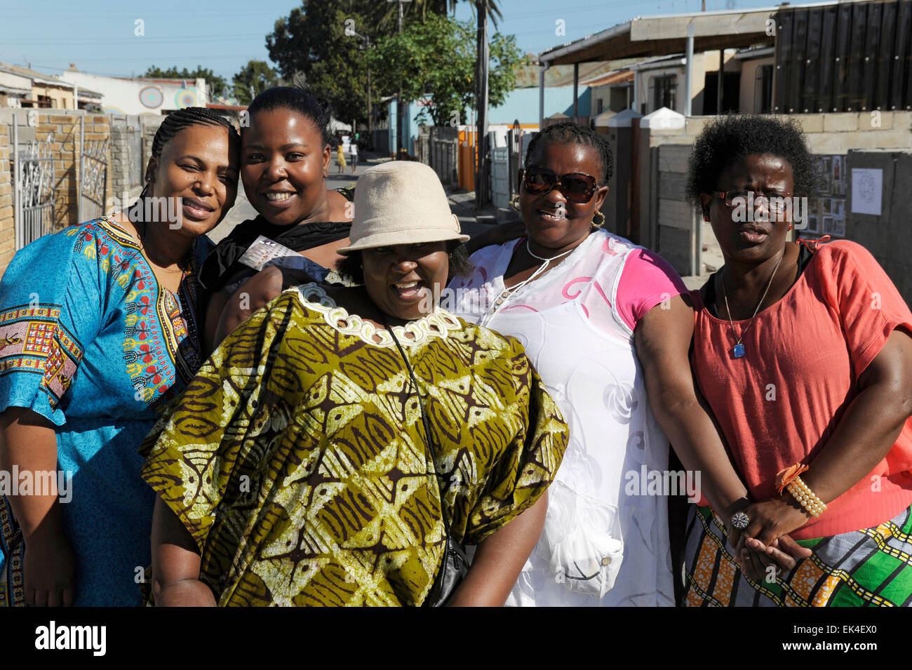 Langa Township residents enjoying Open Streets Event Stock Photo - Alamy