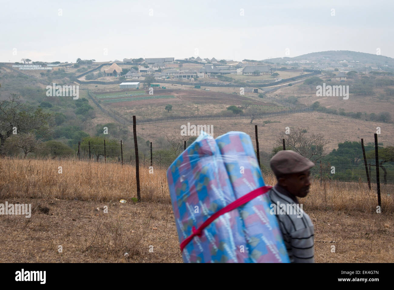 President Zuma's homestead, Nkandla, KZN Stock Photo - Alamy