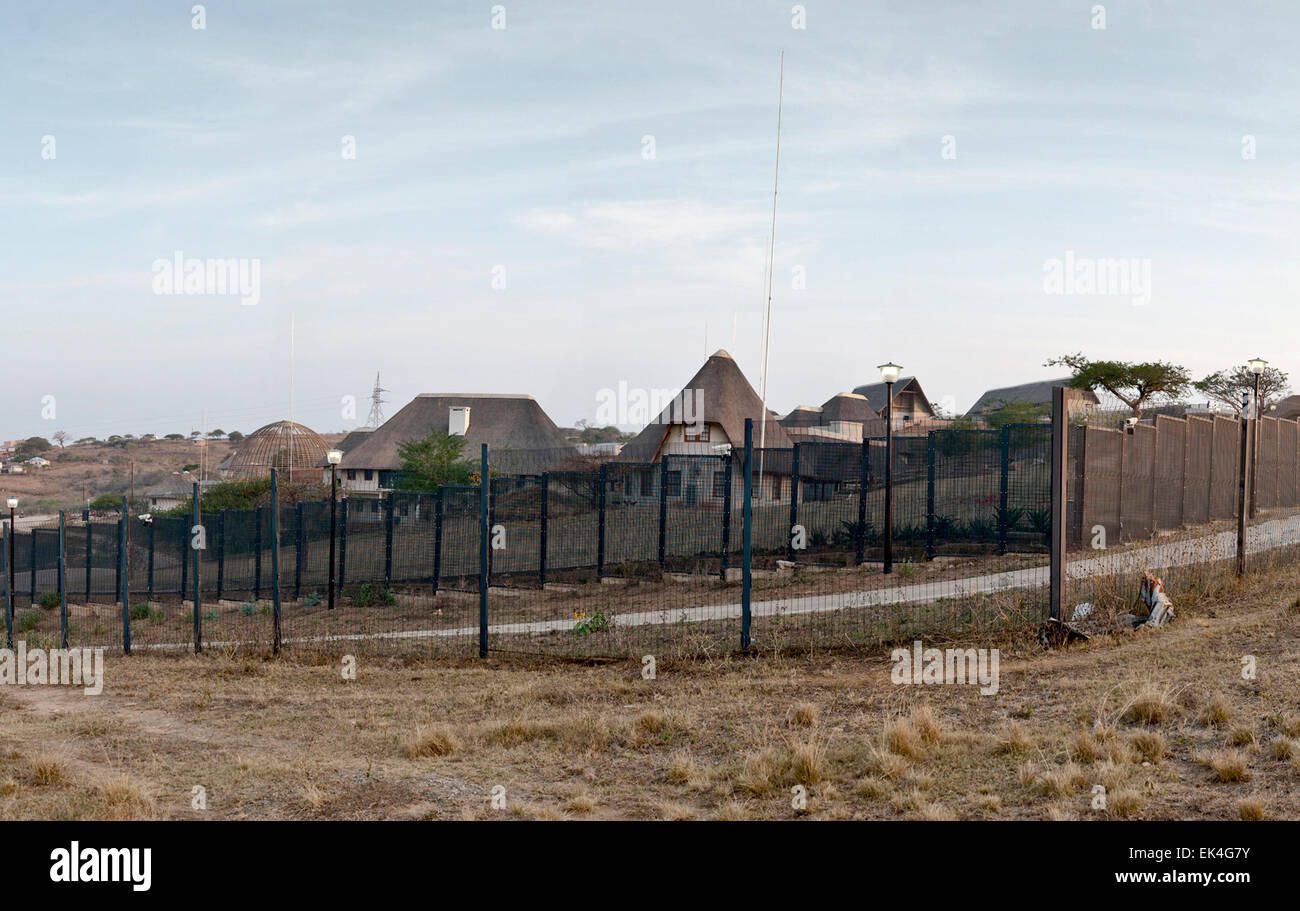 President Zuma's homestead, Nkandla, KZN Stock Photo - Alamy