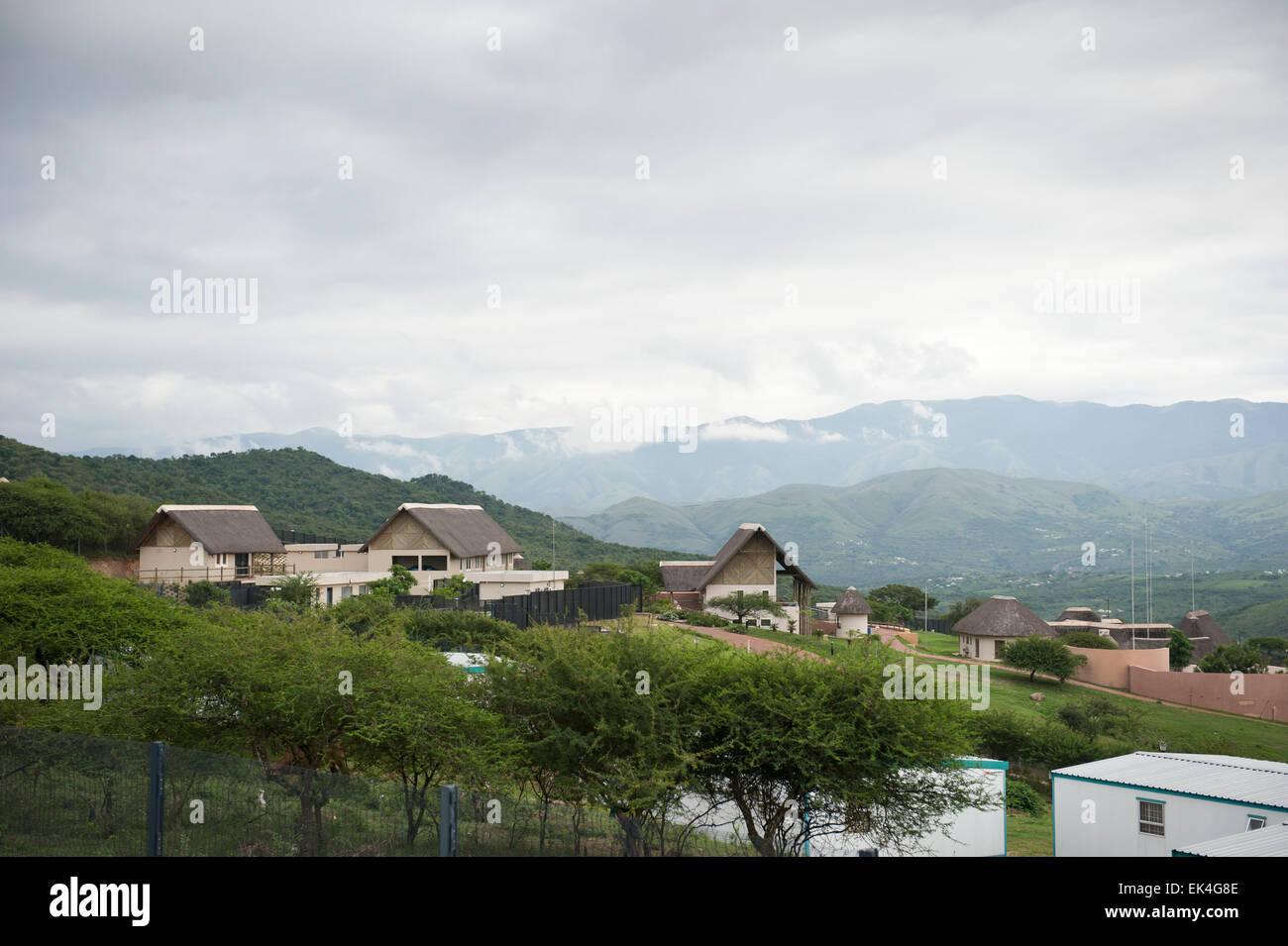 President Zuma's homestead, Nkandla, KZN Stock Photo - Alamy