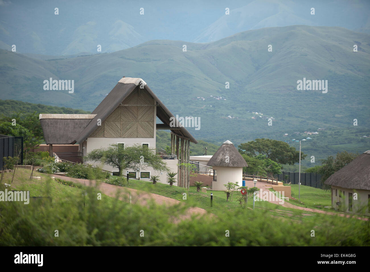 President Zuma's homestead, Nkandla, KZN Stock Photo - Alamy