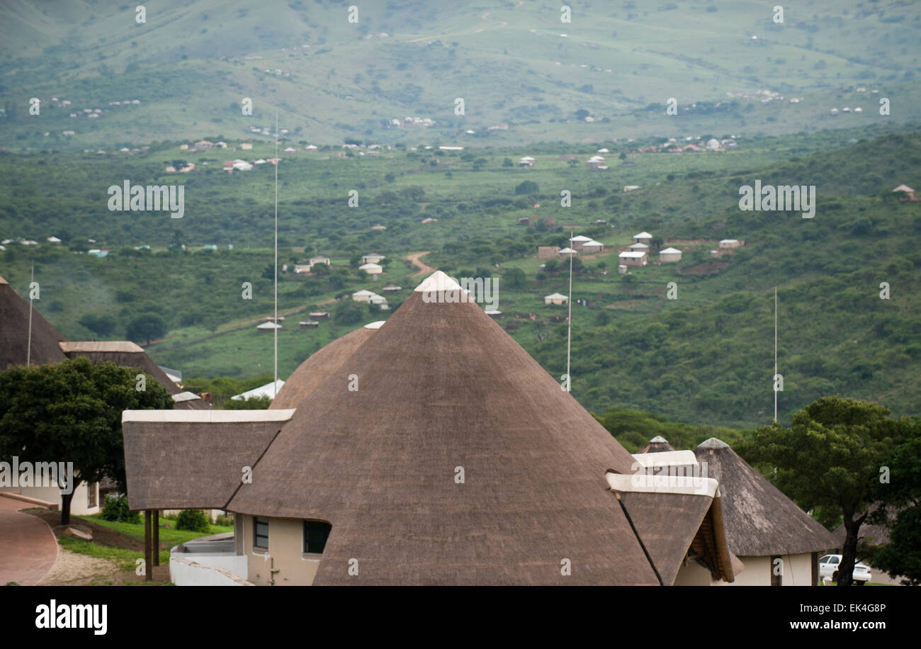 President Zuma's homestead, Nkandla, KZN Stock Photo - Alamy