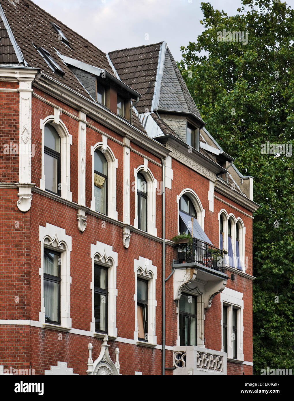 Germany, Dusseldorf, old building facade Stock Photo - Alamy