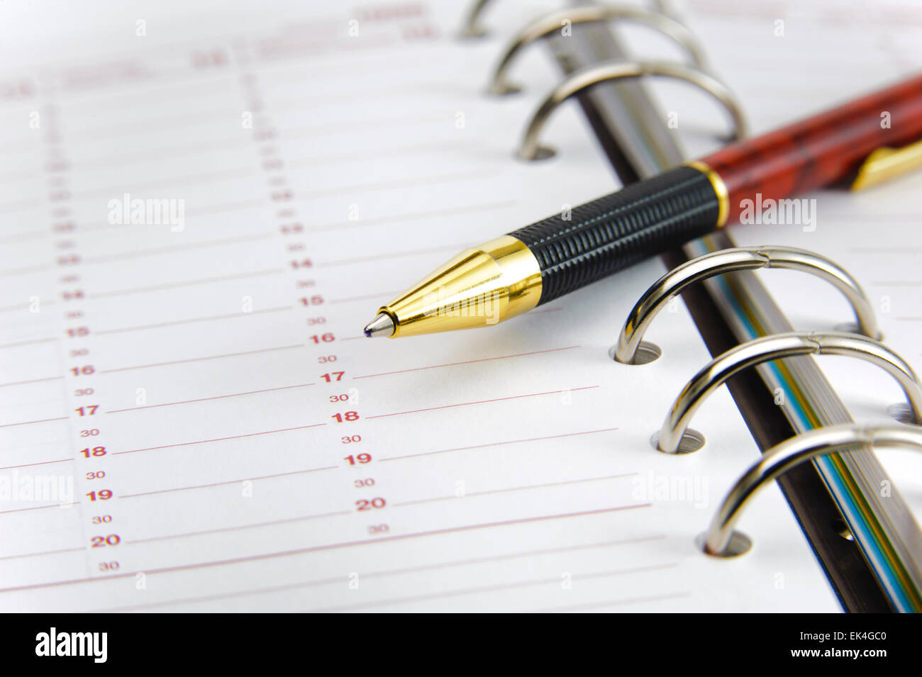 Planner schedule appointment writing hi-res stock photography and ...