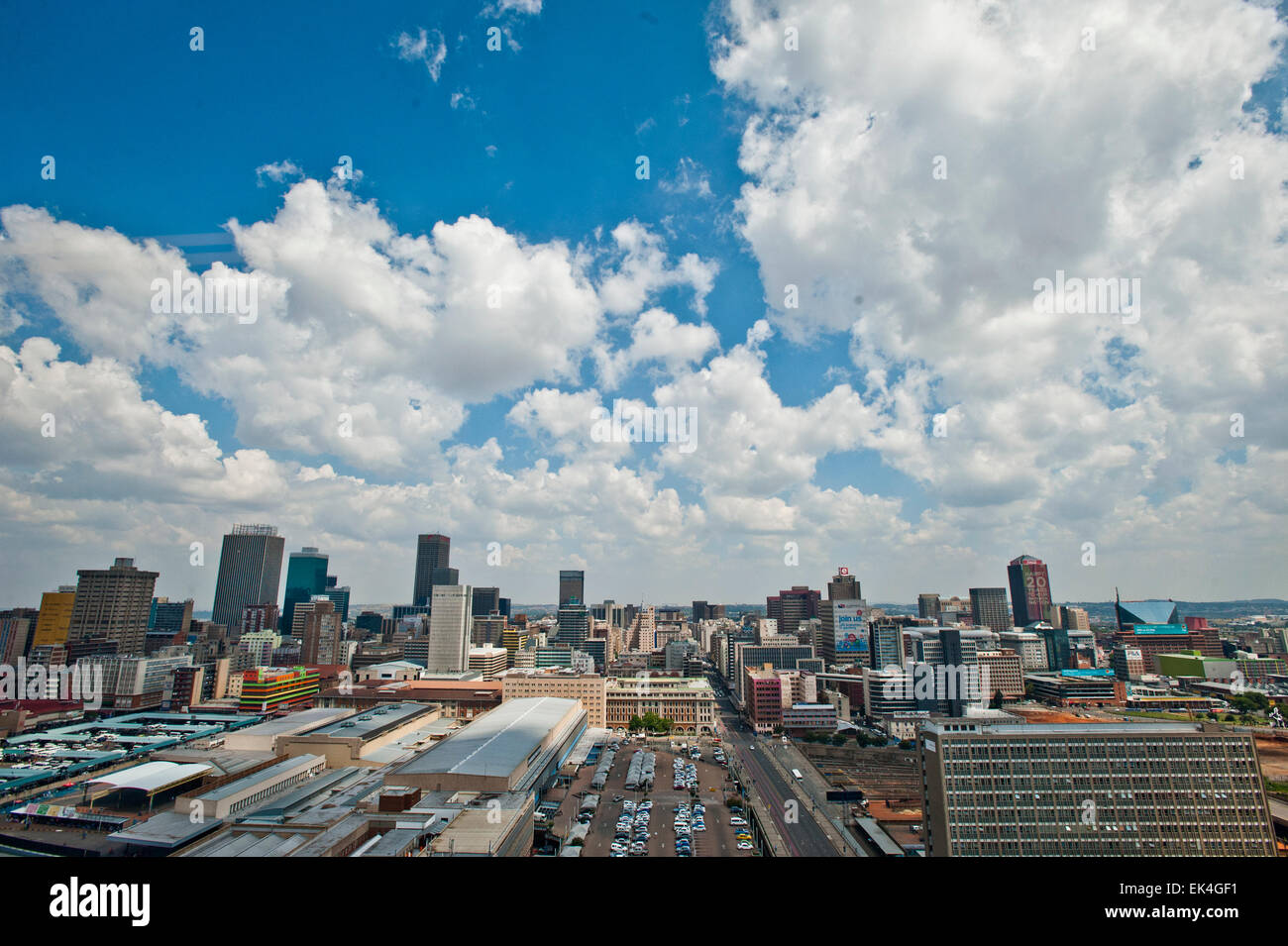 A view of the johannesburg city sky line. pic delwyn verasamy view of ...