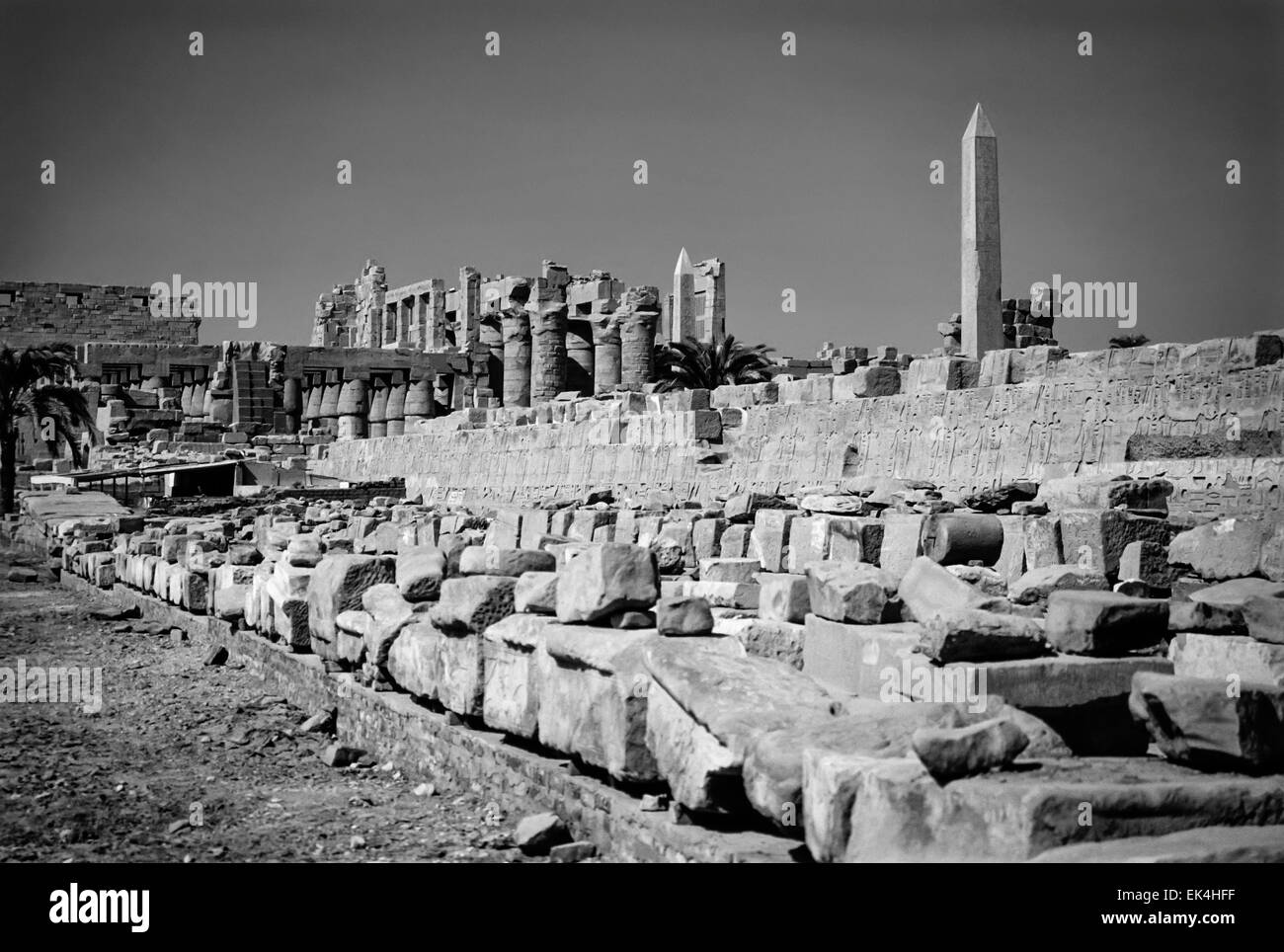 Egypt, Luxor, Karnak Temple ruins - FILM SCAN Stock Photo - Alamy