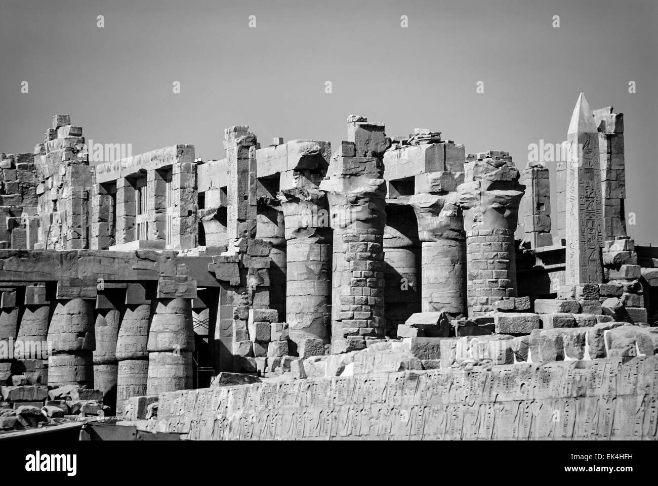 Egypt, Luxor, Karnak Temple ruins - FILM SCAN Stock Photo - Alamy
