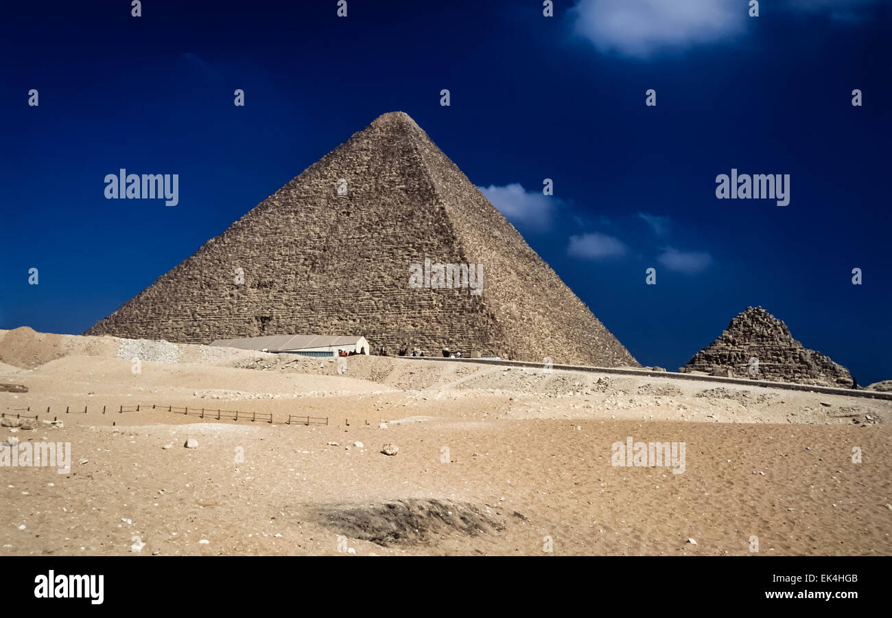Egypt, Cairo, Cheops Pyramid - FILM SCAN Stock Photo - Alamy