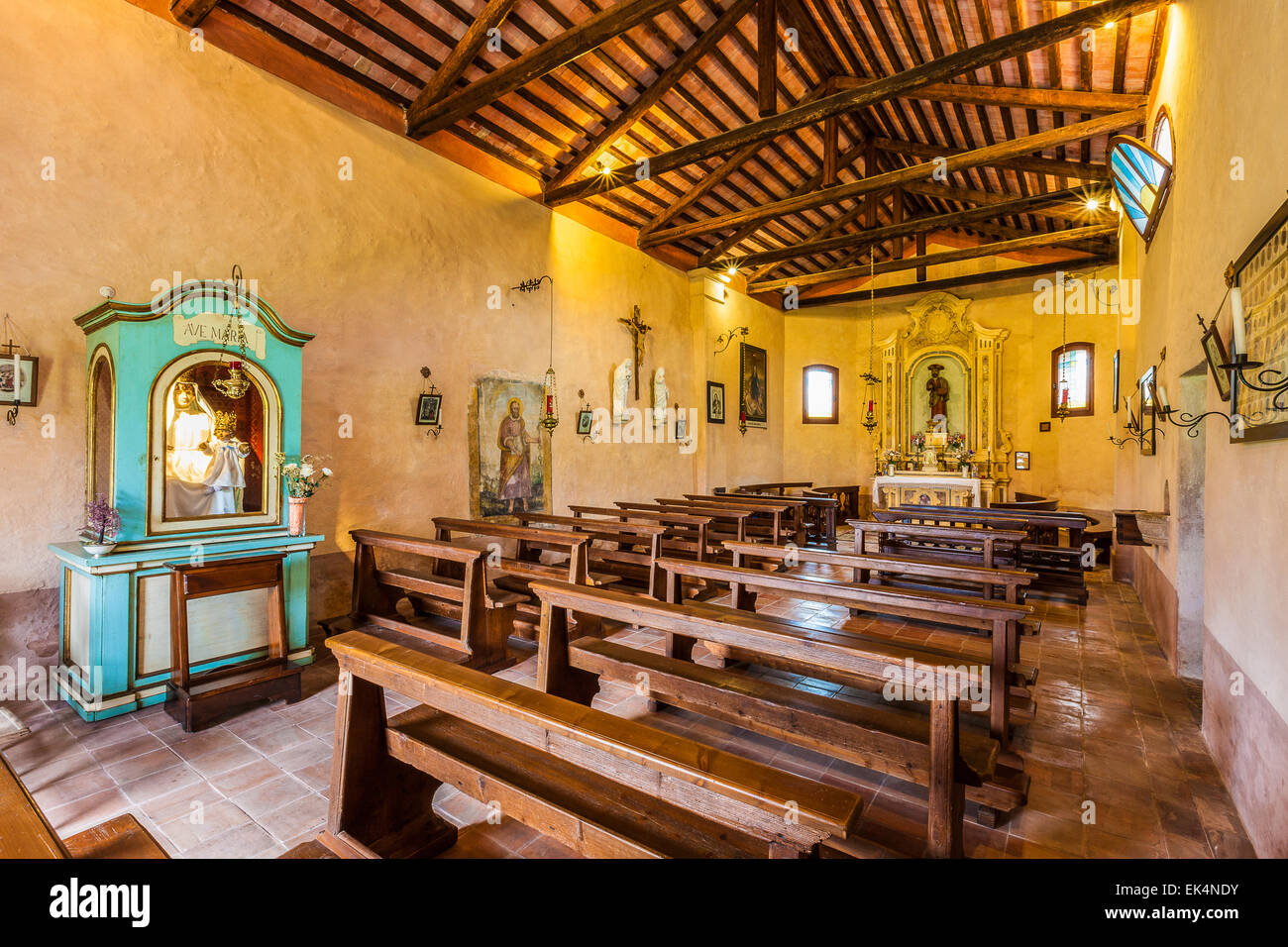 Italy Veneto Sacello di San Pietro Castello di Godego Stock Photo - Alamy