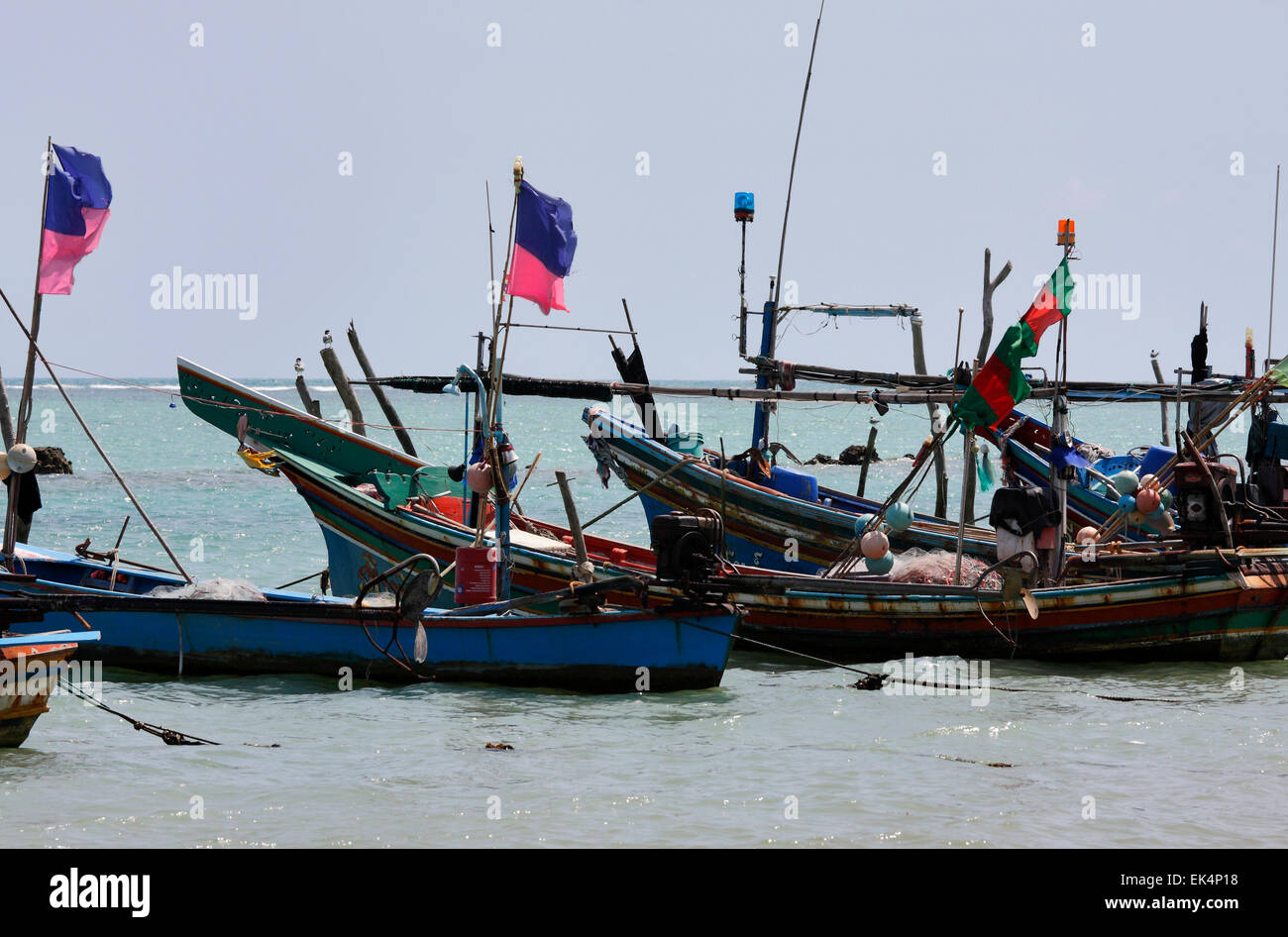 Thailand, Koh Samui (Samui Island), local fishing boats Stock Photo - Alamy