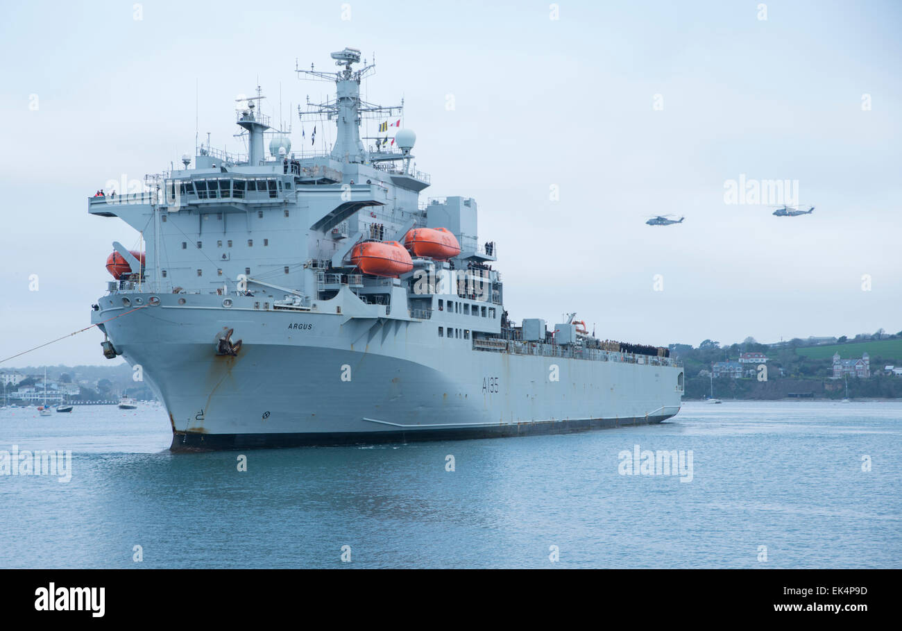 RFA Argus Returns to Falmouth, post a deployment to Sierra Leone to ...