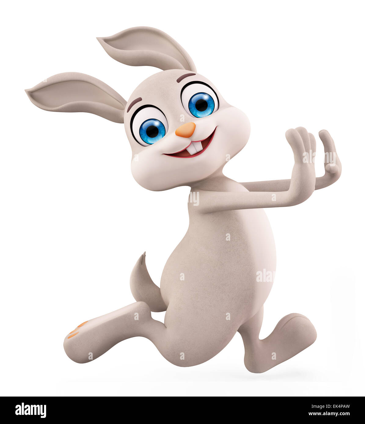 Rabbit running illustration hi-res stock photography and images - Alamy